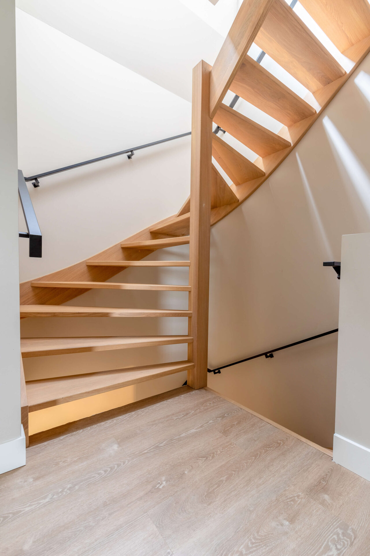 Halve draai trap - Basistrappen